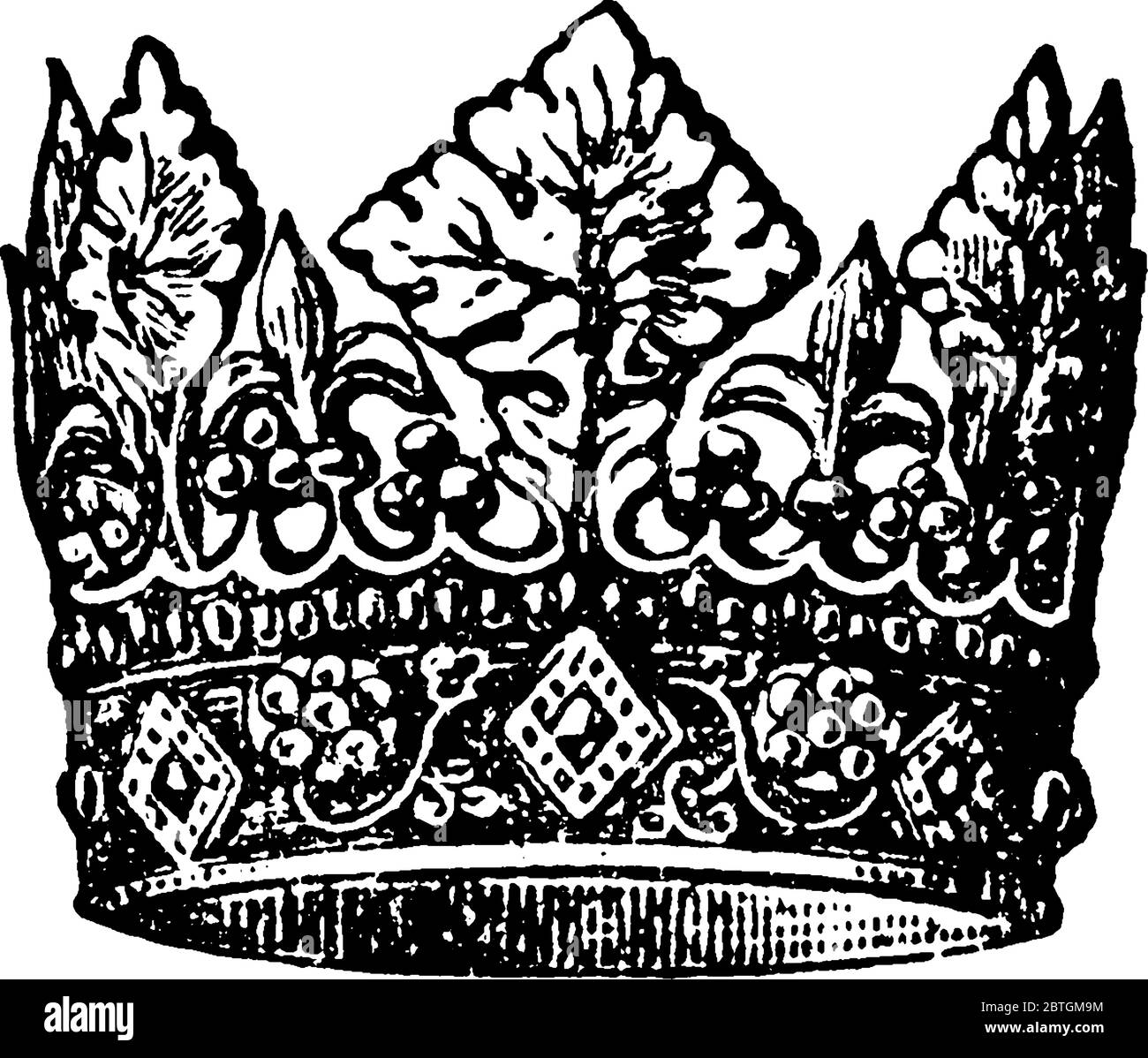 Henry iv crown Stock Vector Images - Alamy