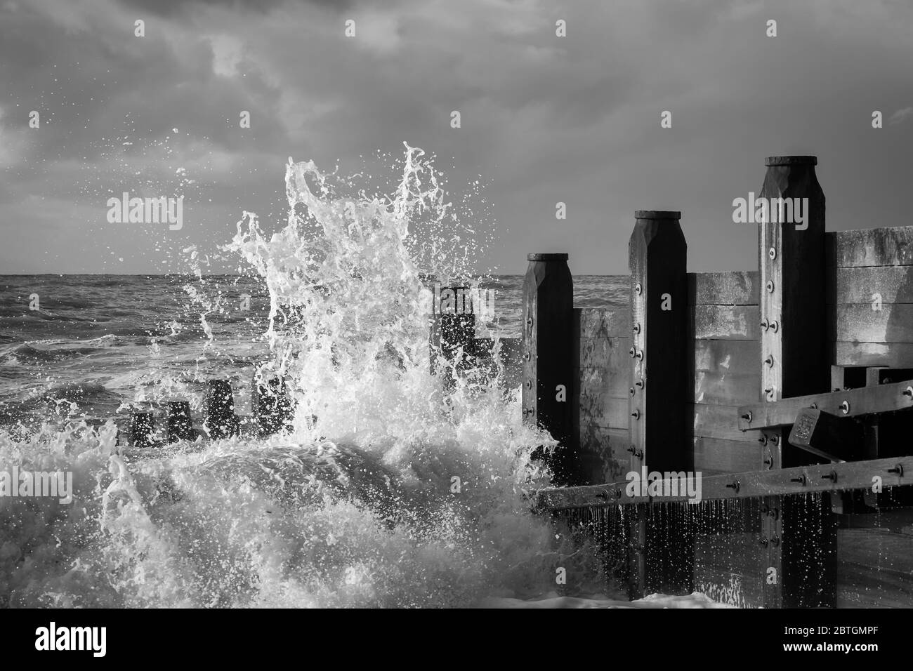 Explosive wave Black and White Stock Photos & Images - Alamy