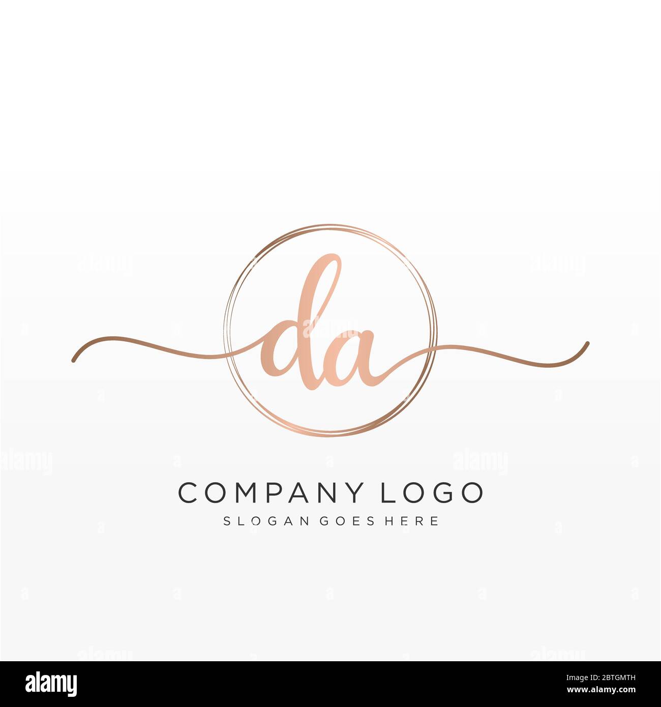 Da initials logo Cut Out Stock Images & Pictures - Alamy