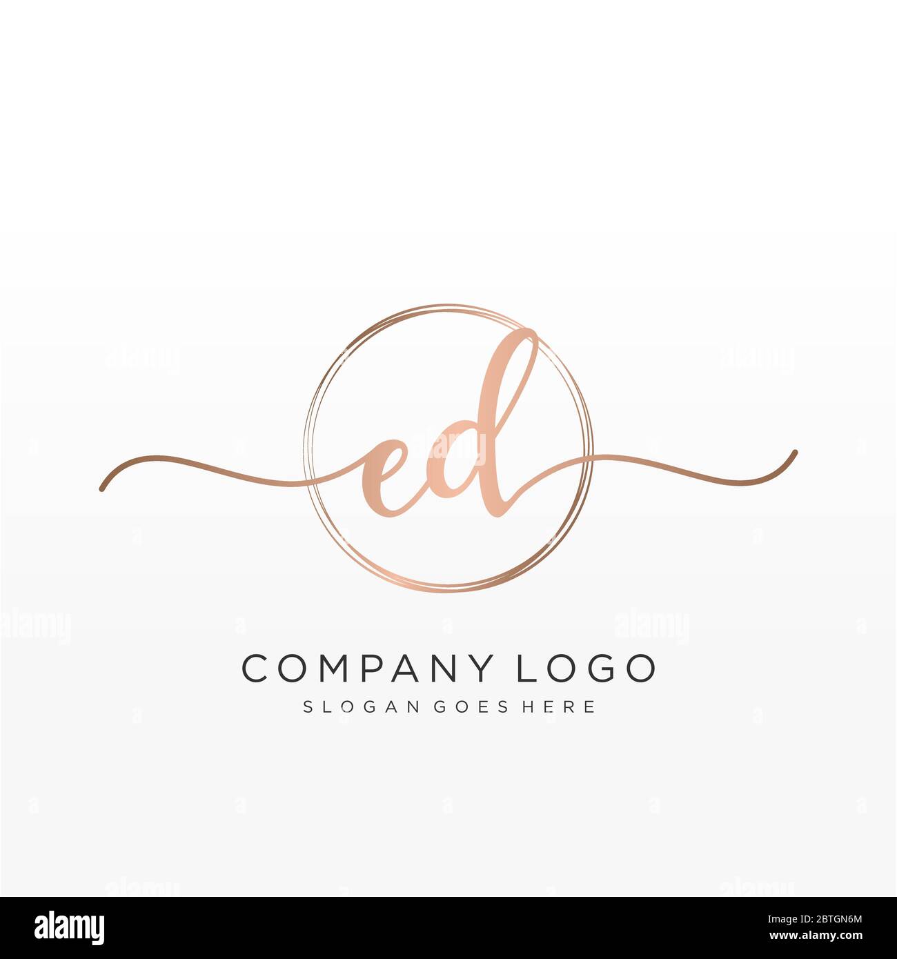Ed initial Stock Vector Images - Alamy