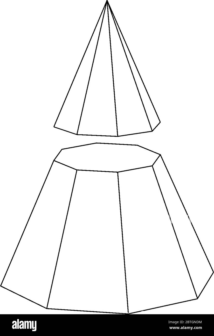 Octagonal Pyramid Net