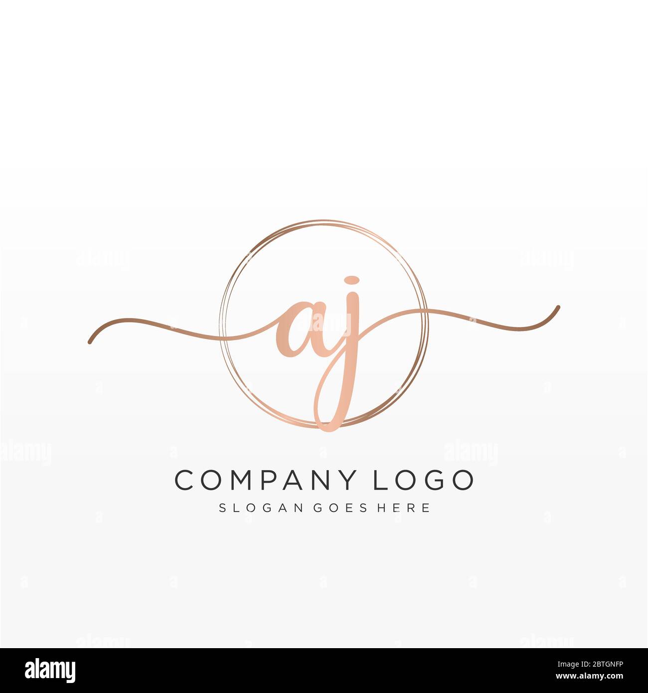 Aj initials logo Cut Out Stock Images & Pictures - Alamy