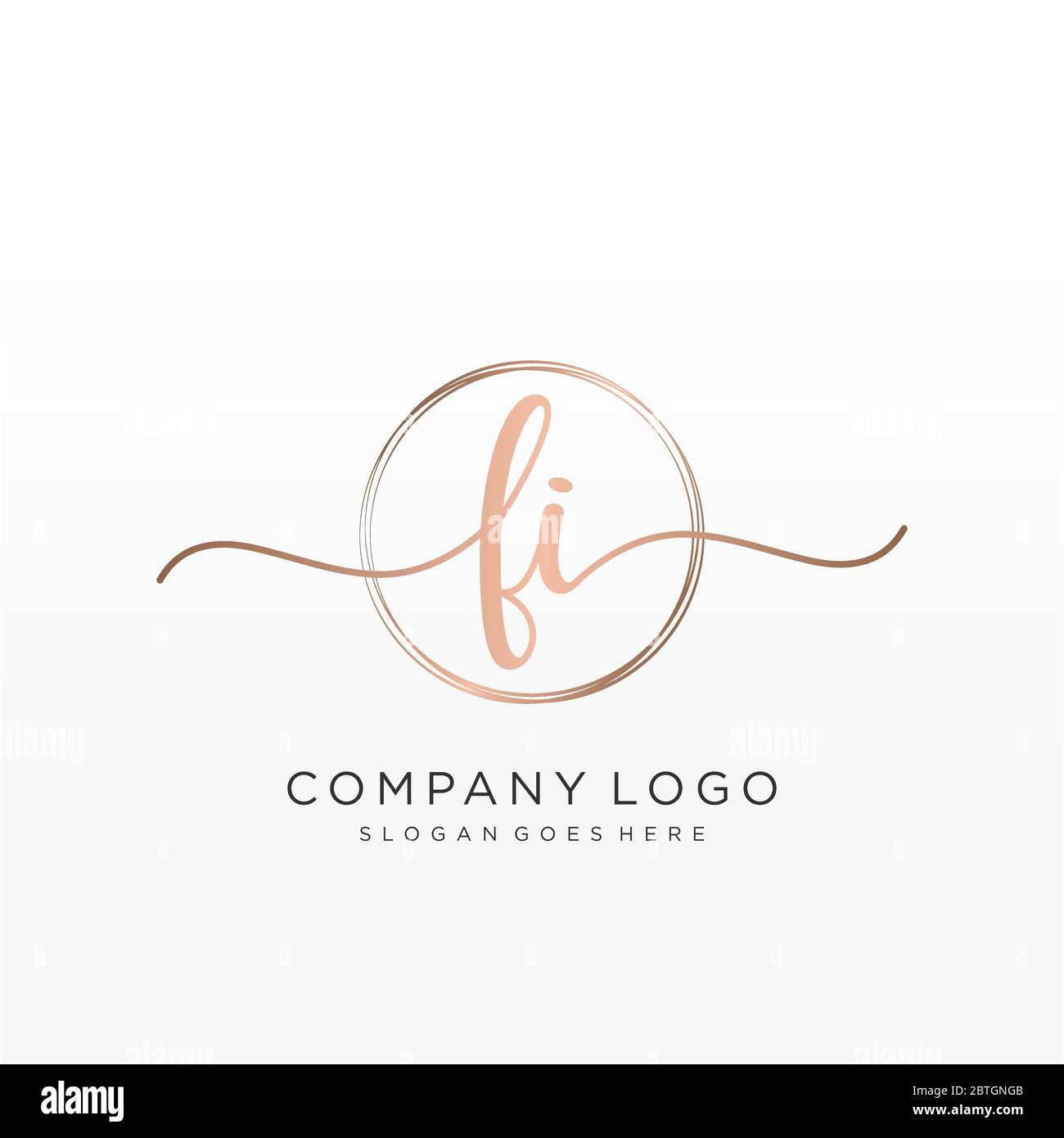 Letter fi logo Cut Out Stock Images & Pictures - Alamy