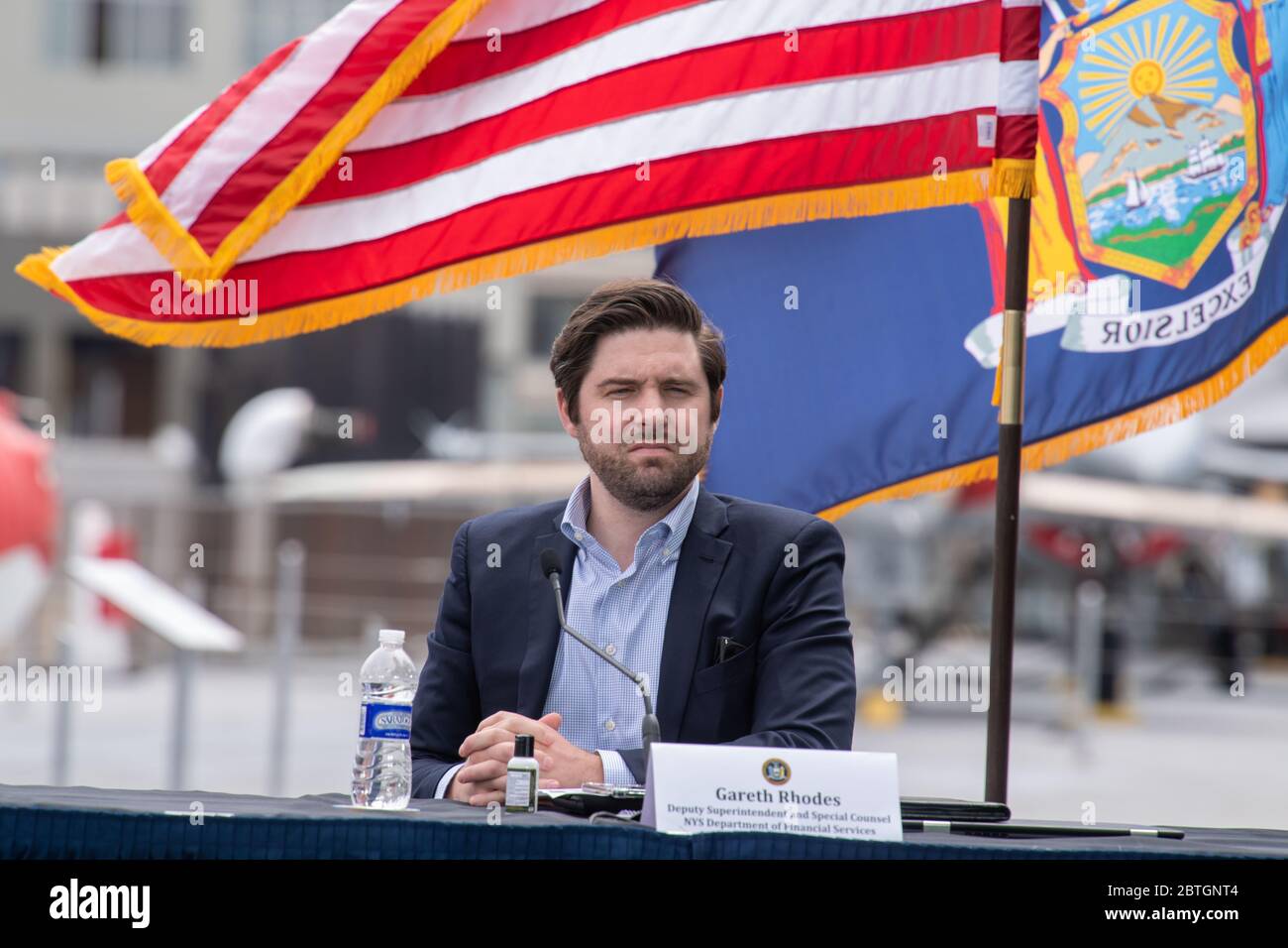 Gareth Rhodes attends the Intrepid Sea, Air & Space Museum's virtual ...