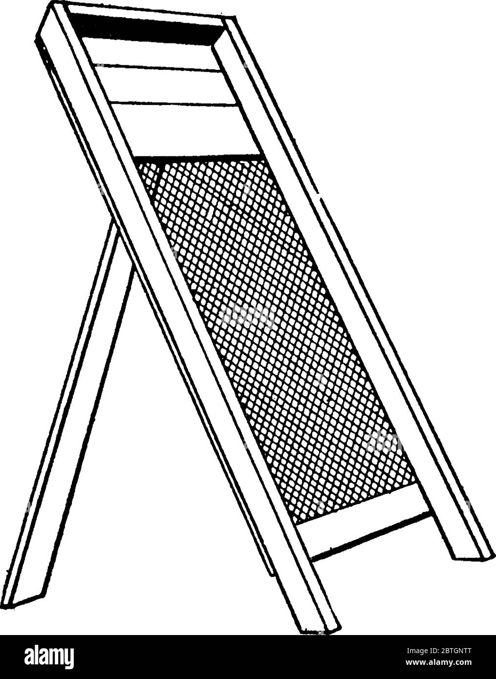 Wooden garden screen Stock Vector Images - Alamy