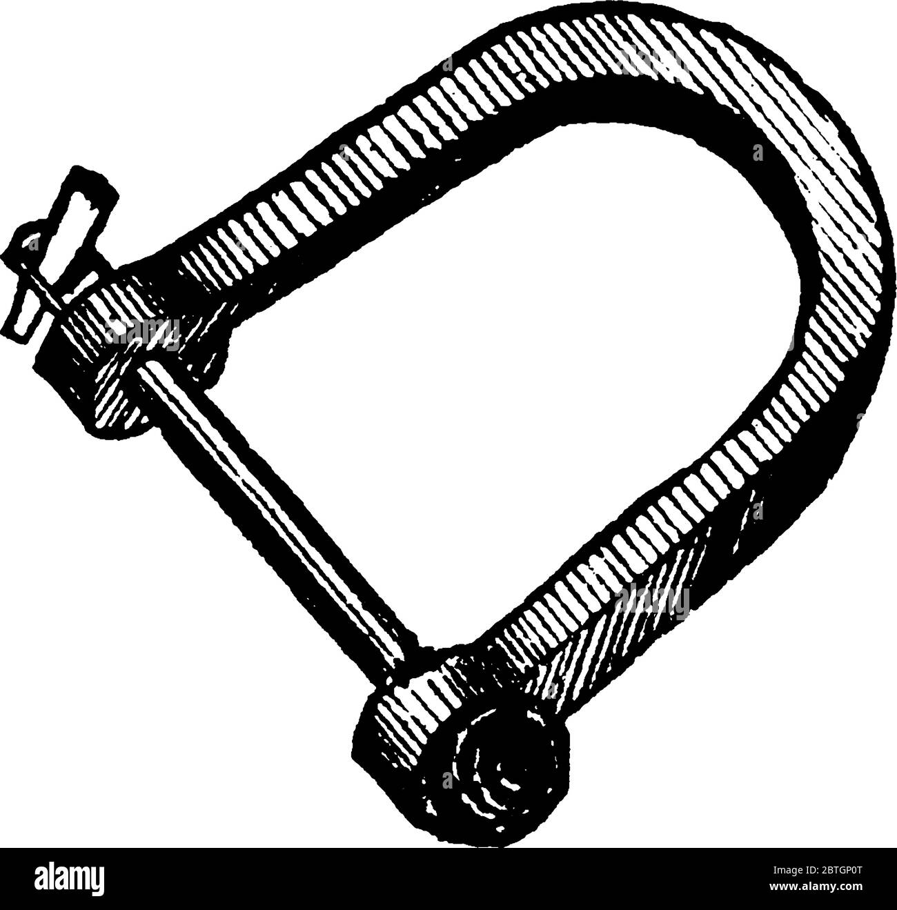 U shaped metal part Stock Vector Images - Alamy