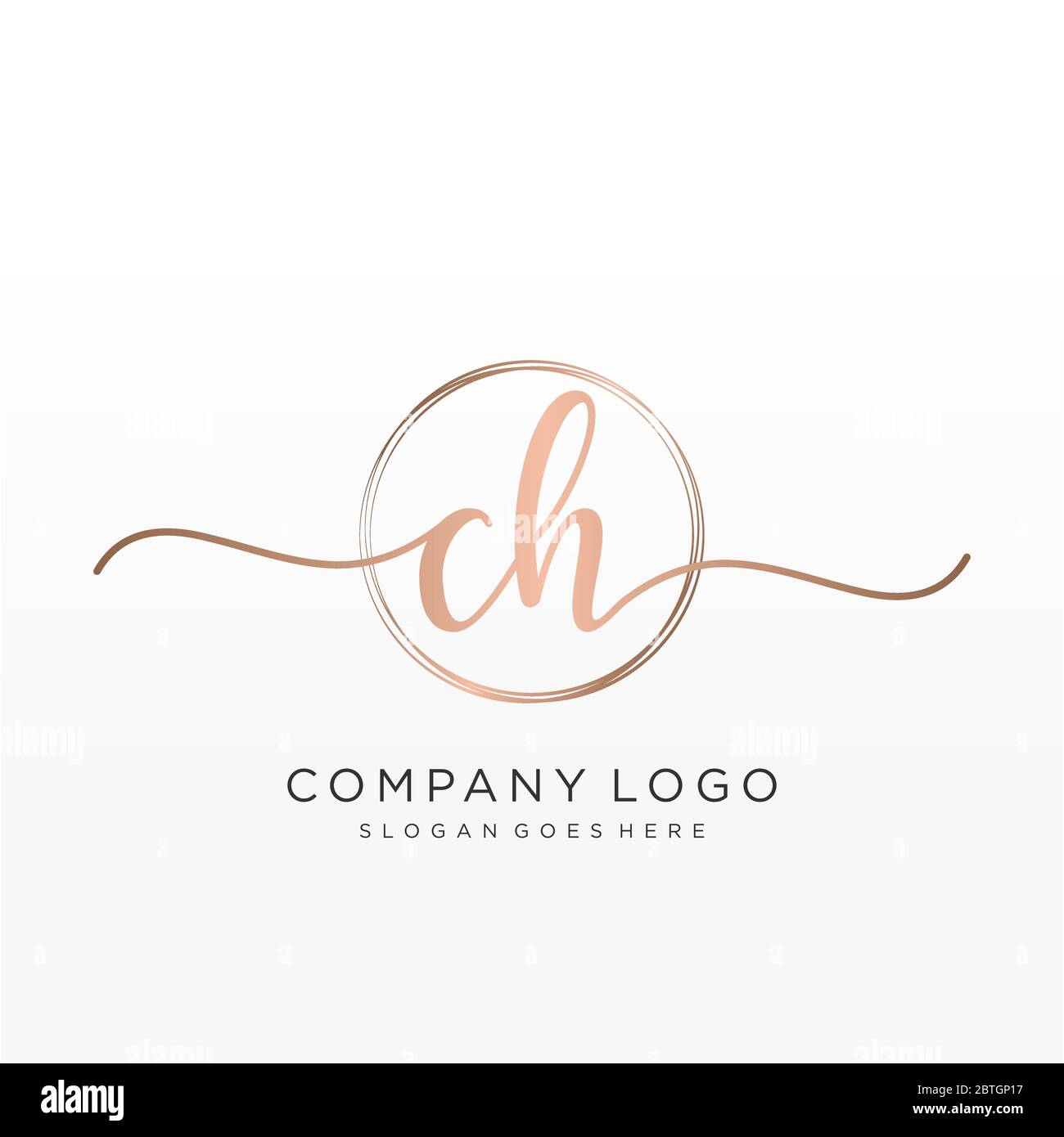 Ch initials logo Stock Vector Images - Alamy