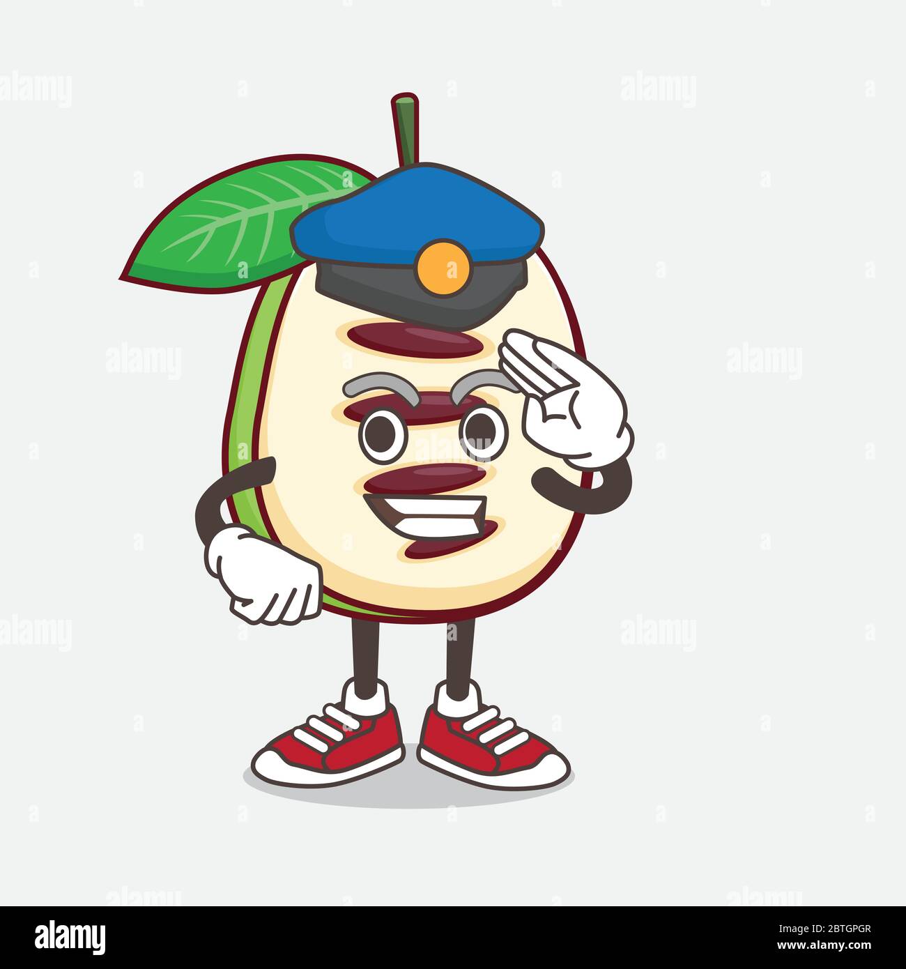 An illustration of Pawpaw Fruit cartoon mascot character working as a ...