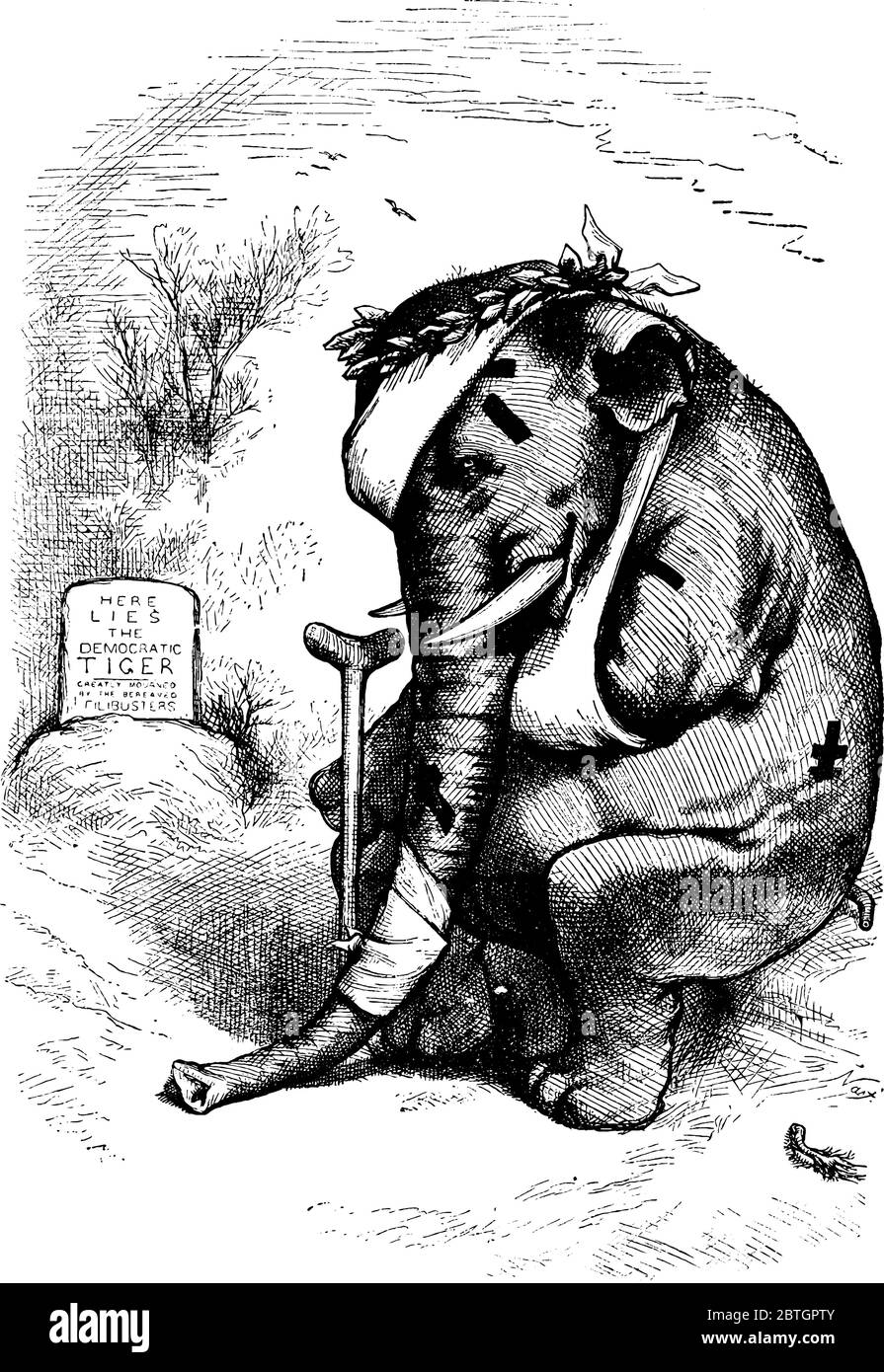 Injured tiger Stock Vector Images - Alamy