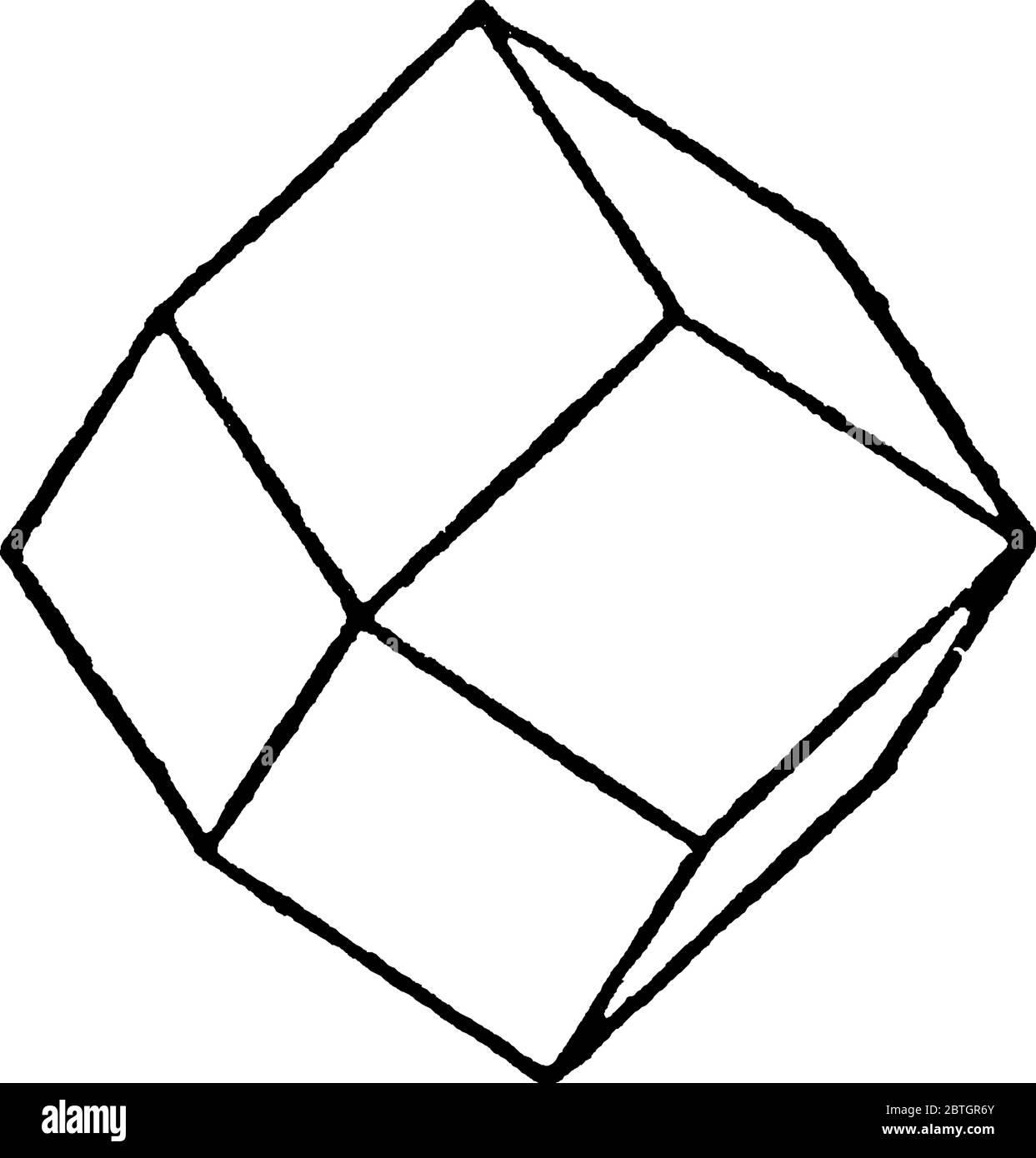 Rhombic dodecahedron Stock Vector Images - Alamy