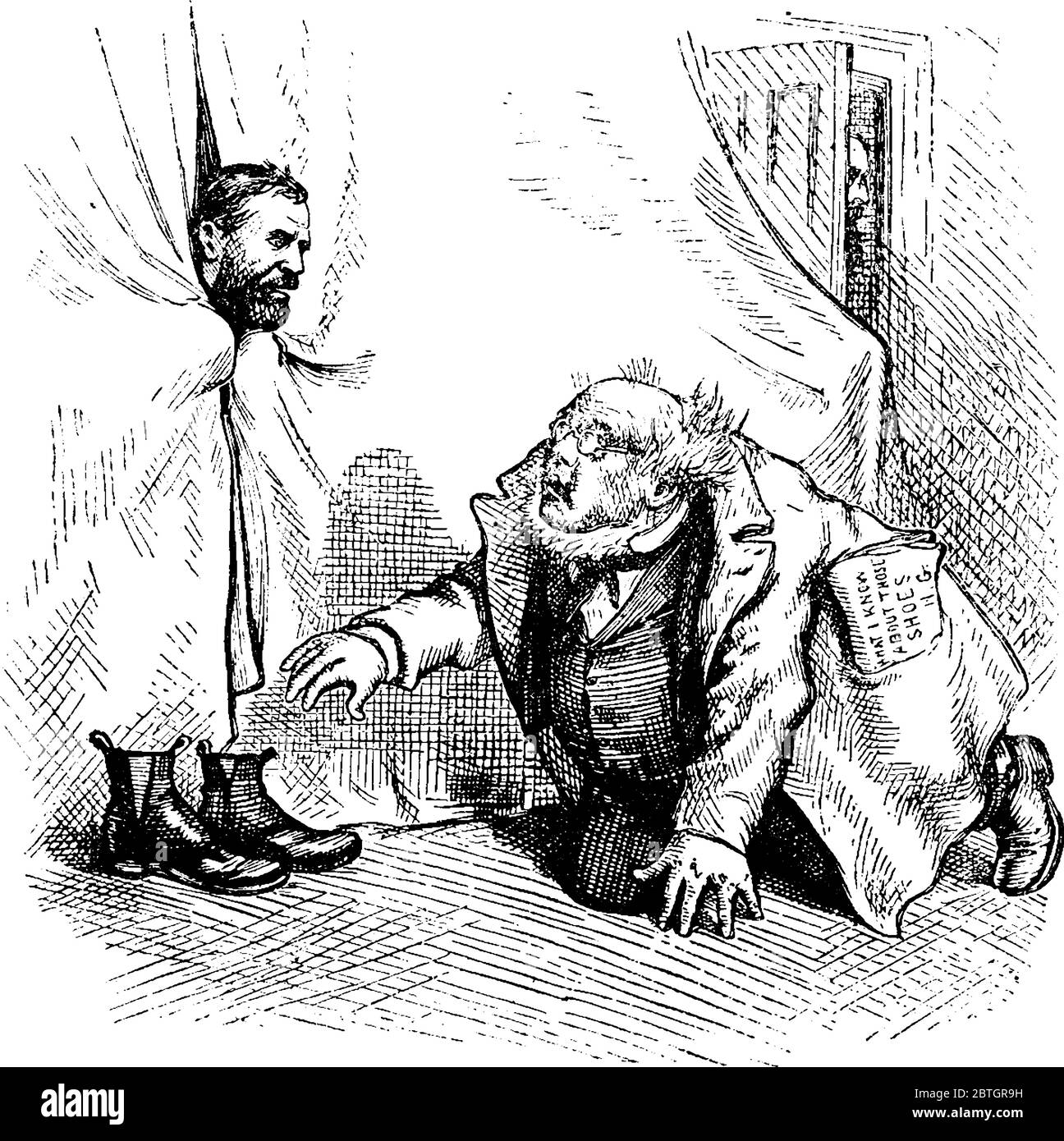 Thomas nast cartoon Stock Vector Images - Alamy