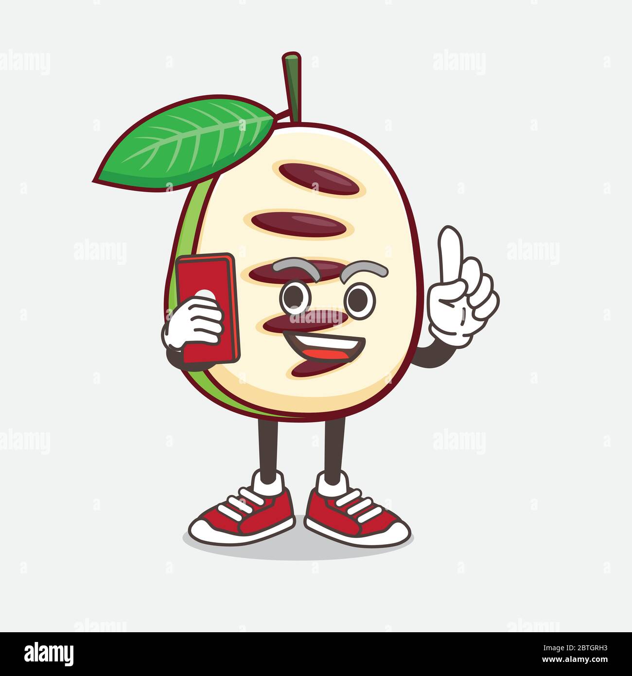 An illustration of Pawpaw Fruit cartoon mascot character as Detective ...