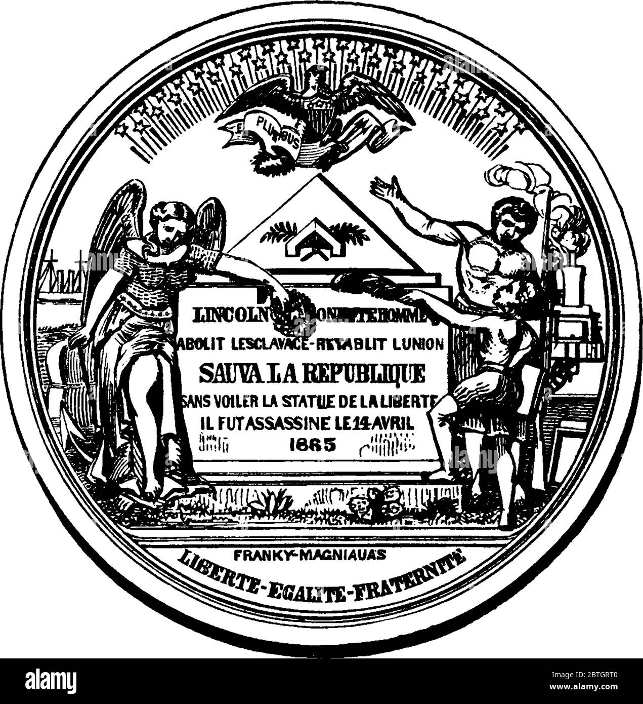 French Democrats testified their appreciation of Lincoln's character ...