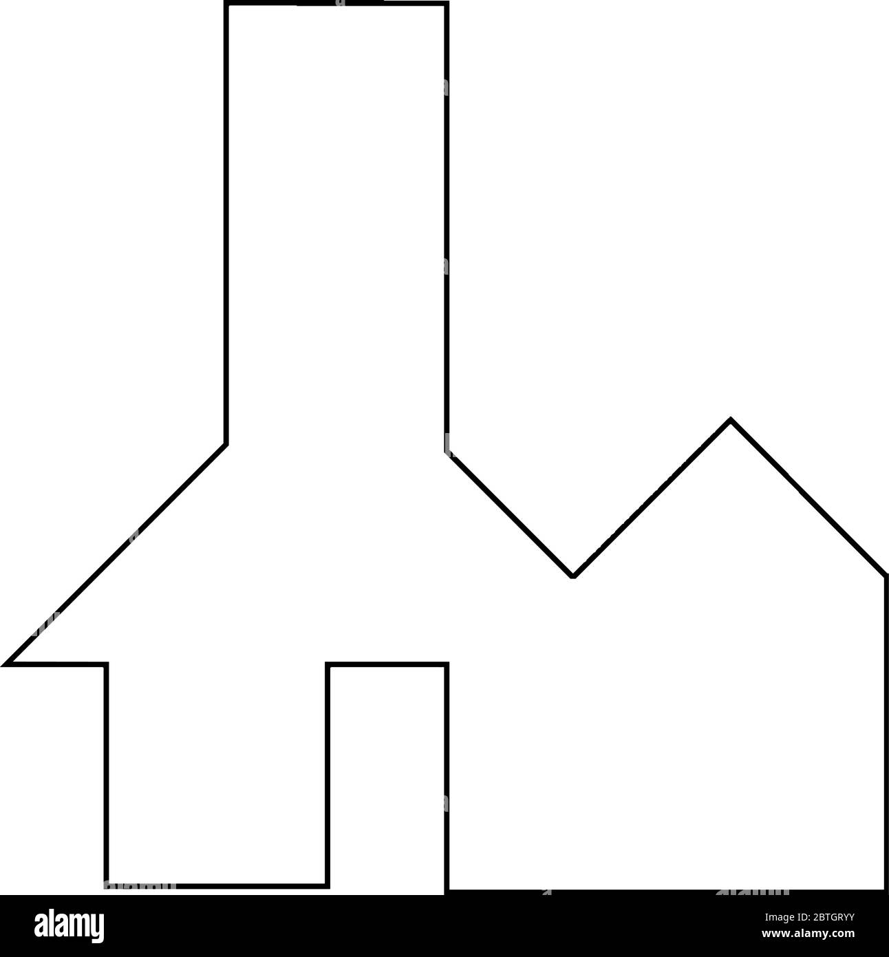 This tangram represents large house, tangrams gives students an ...