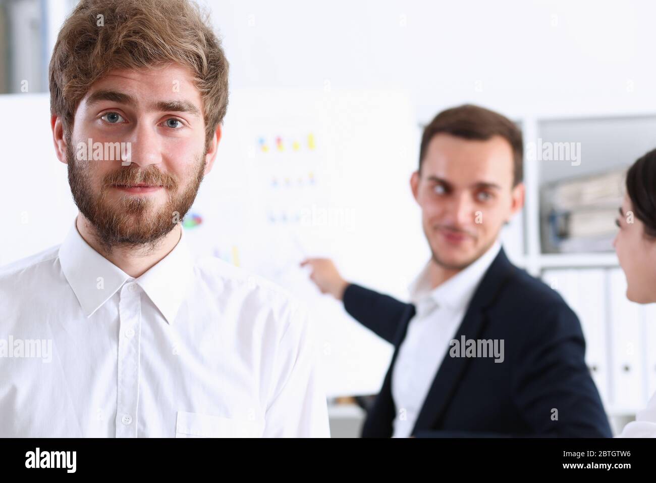 Training the employee with the help of third-party hired lecturers to ...