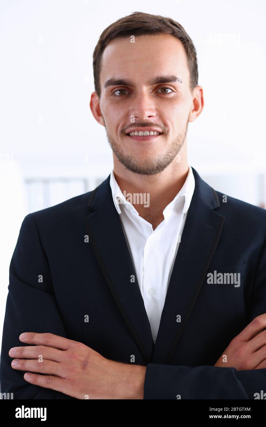 Handsome businessman portrait Stock Photo - Alamy Handsome businessman portrait Stock Photo - Alamy