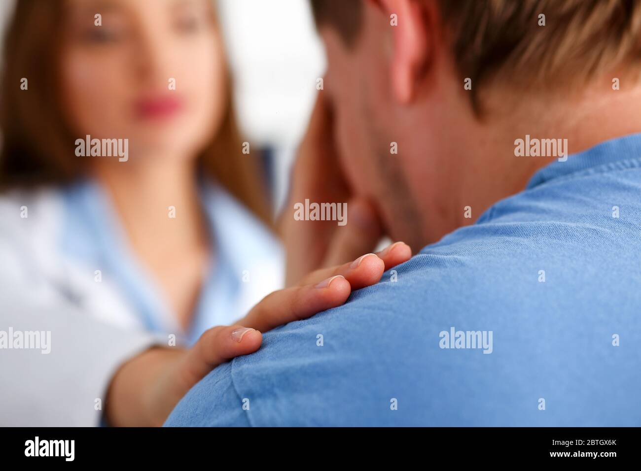 Shoulder handshake health hi-res stock photography and images - Alamy