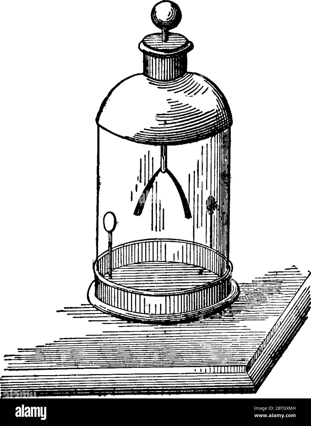 To detect the presence of electric charge on a body hi-res stock ...