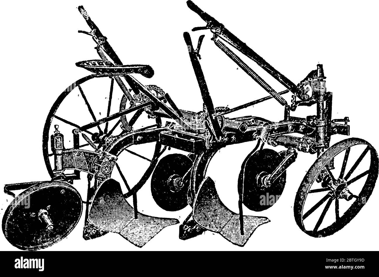 Gang plow hi-res stock photography and images - Alamy