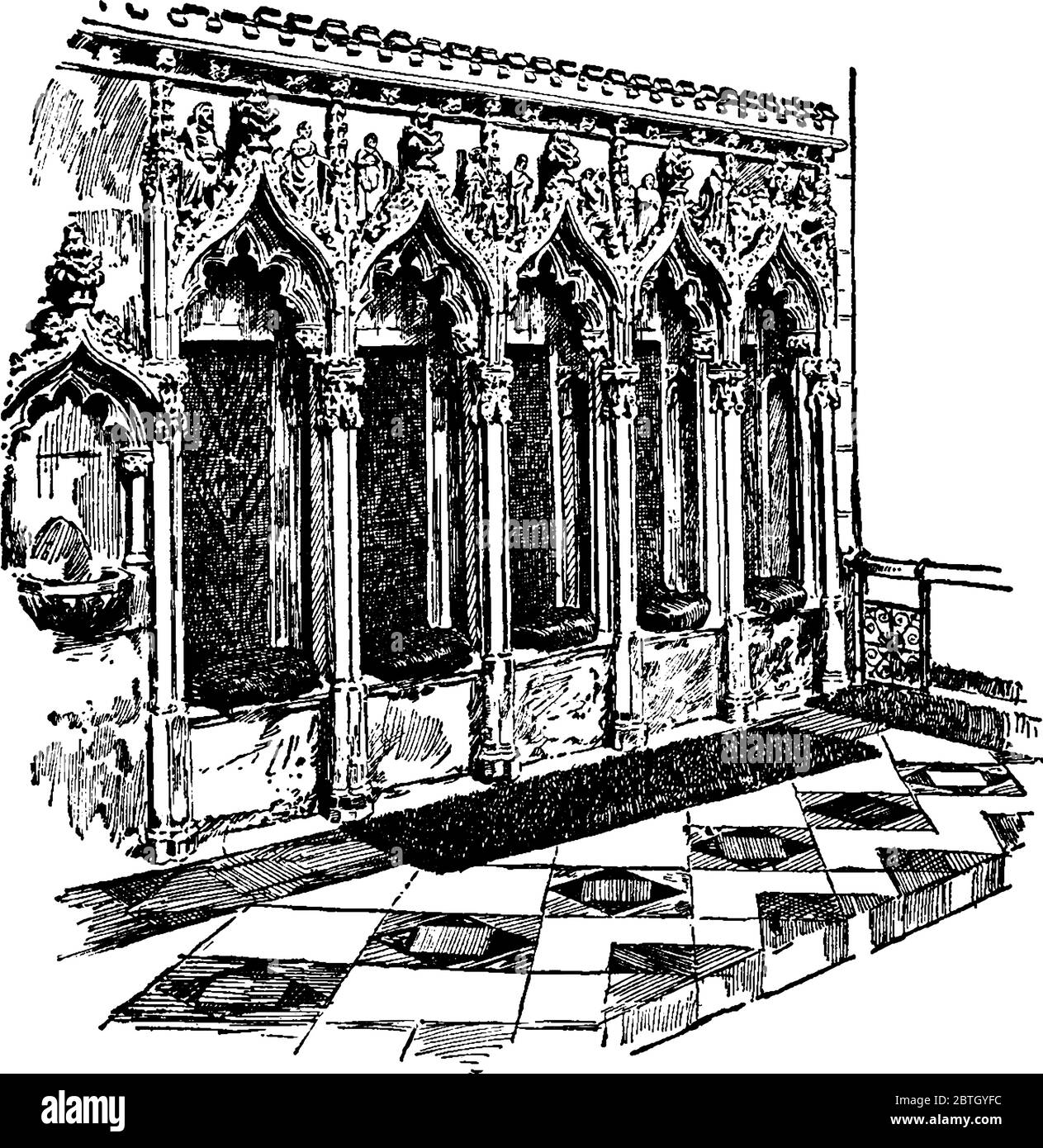 Minster at southwell Stock Vector Images - Alamy