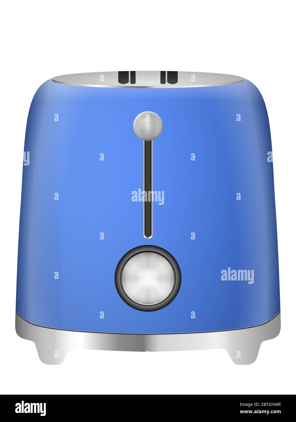 Toaster on a white background. Vector illustration Stock Photo - Alamy