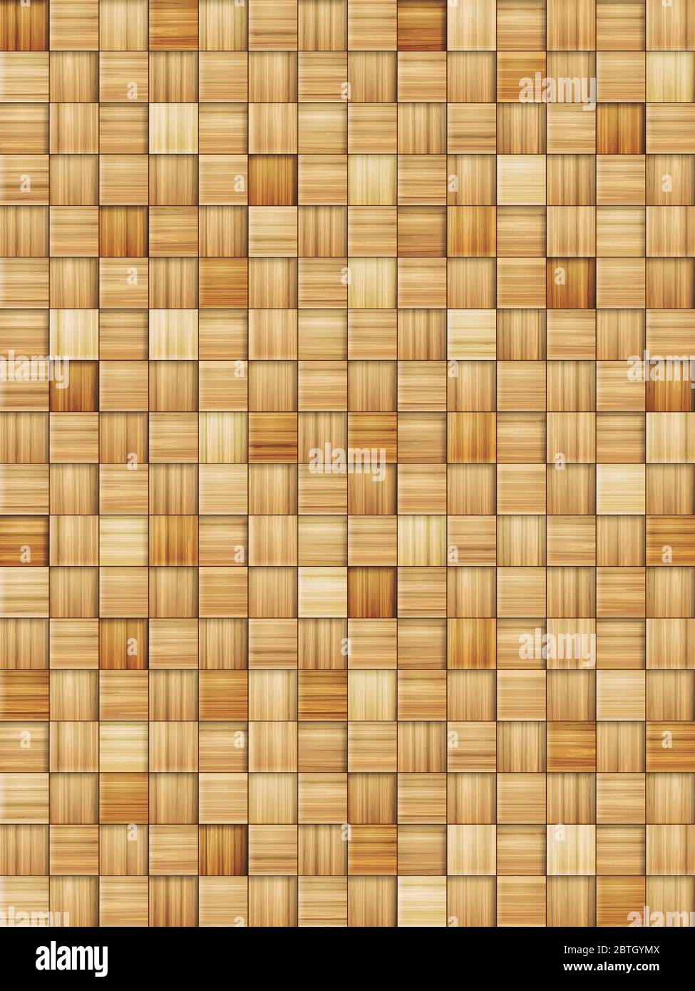 Background formed by wooden square blocks. Vector illustration Stock ...