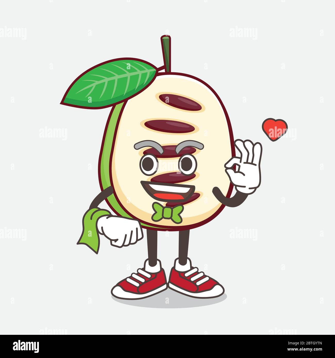 An illustration of Pawpaw Fruit cartoon mascot character working as a ...