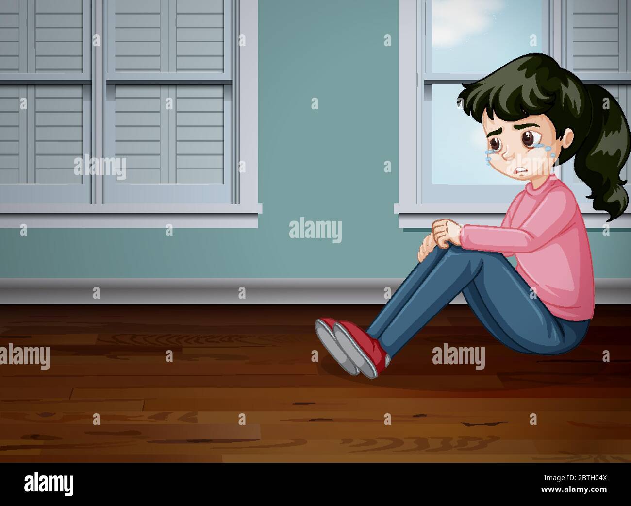 Children alone room Stock Vector Images - Alamy