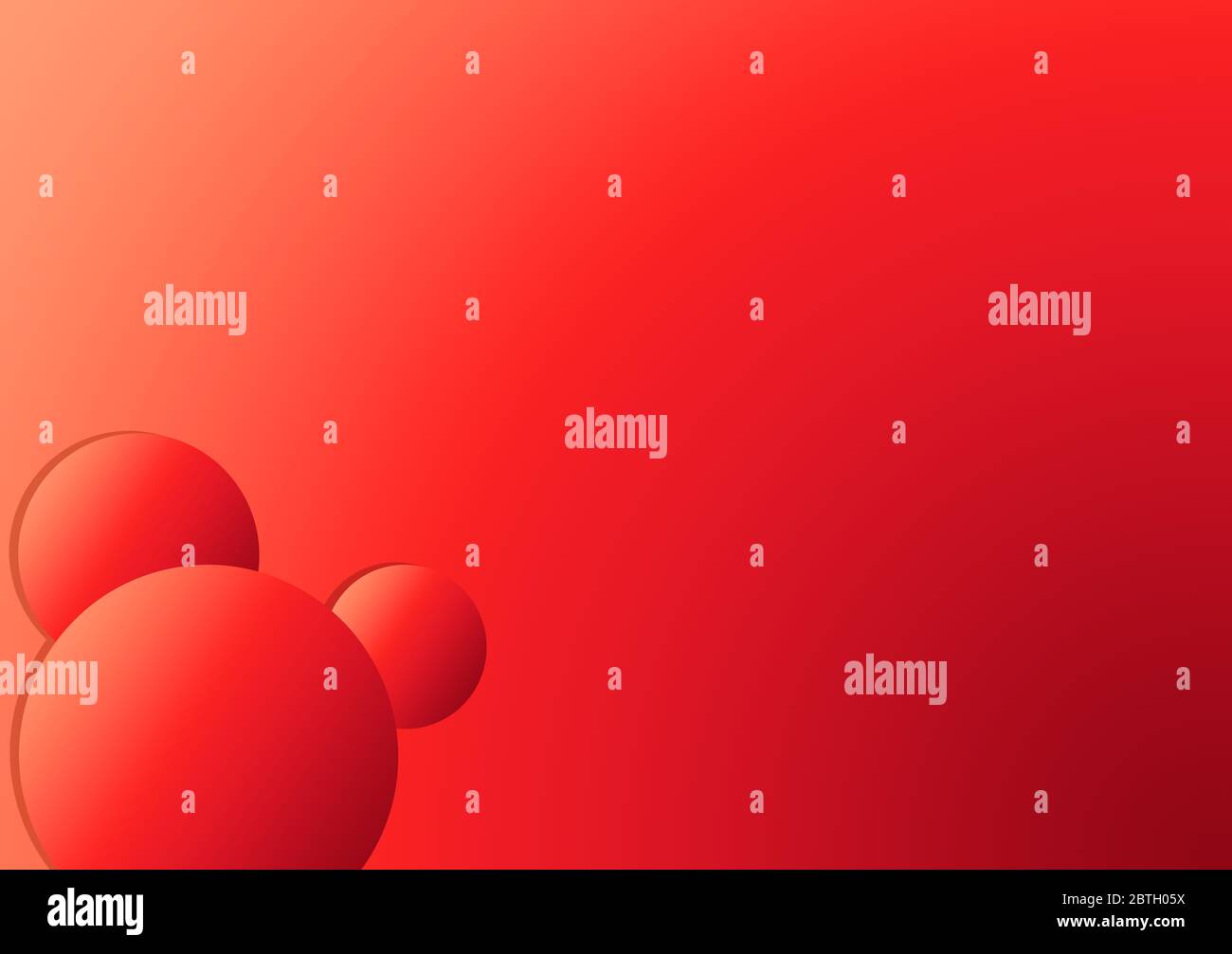 Trending Red Gradient Circles With Gradient Background, For Wall Art ...