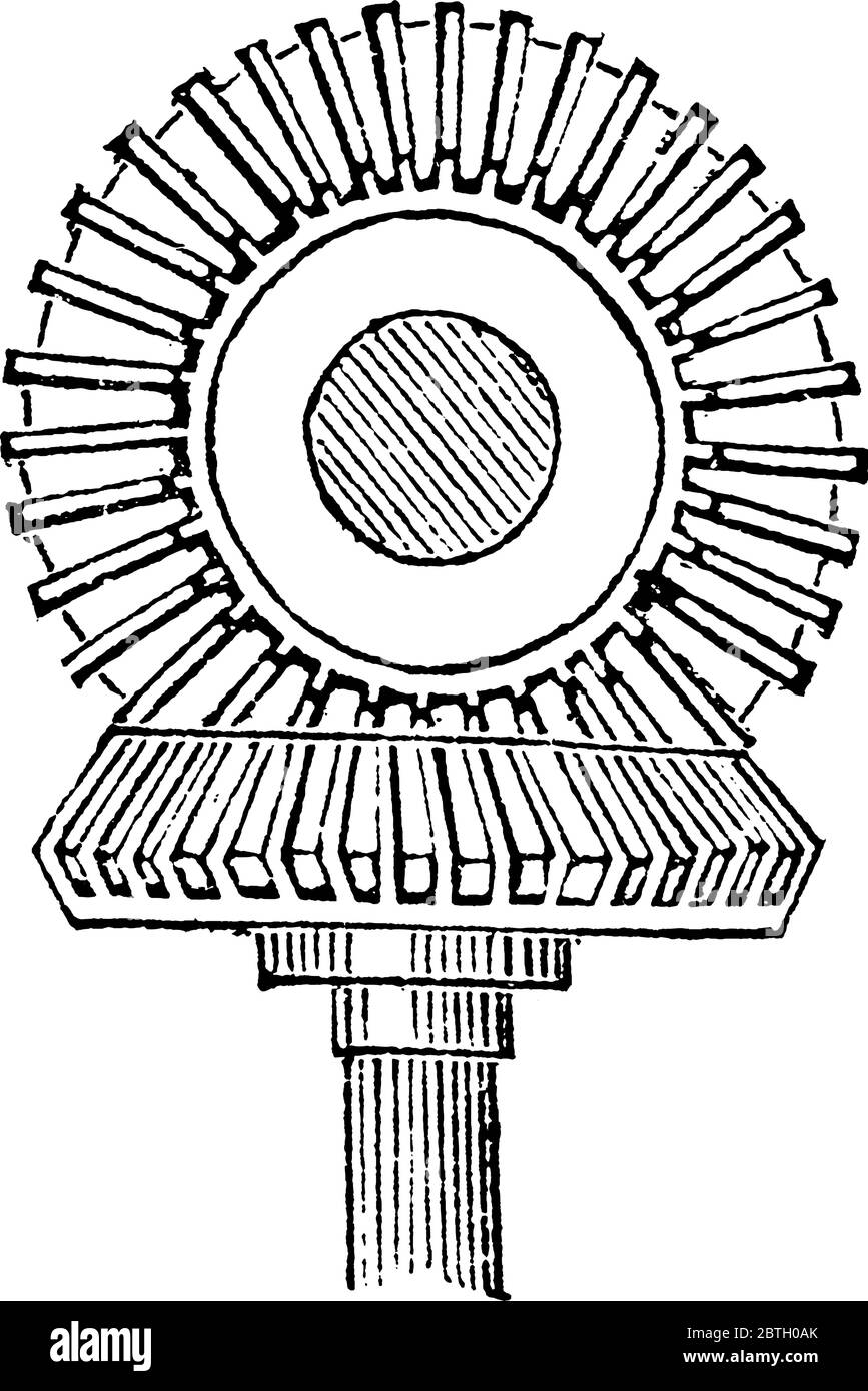 each of a pair of bevelled cogwheels with teeth set at 45° and axes at ...