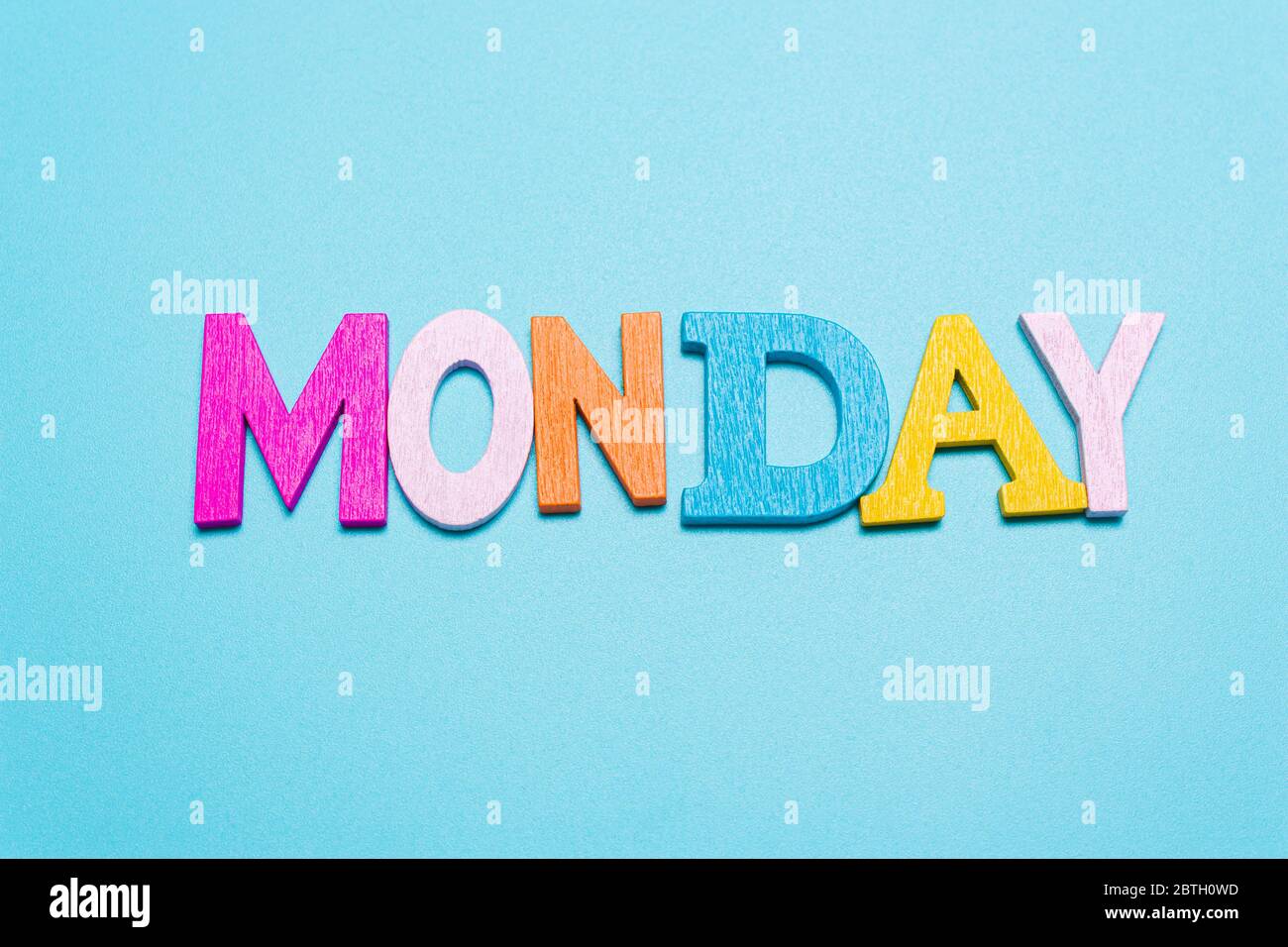 The Word Monday Blue