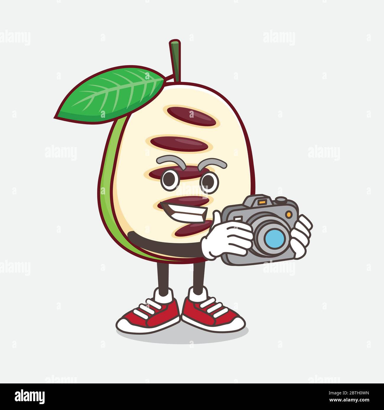 An illustration of Pawpaw Fruit cartoon mascot character as ...