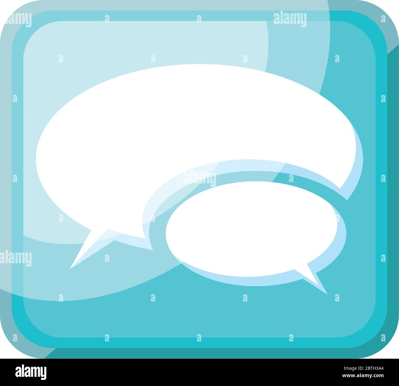 text messaging app icon on white background vector illustration design ...