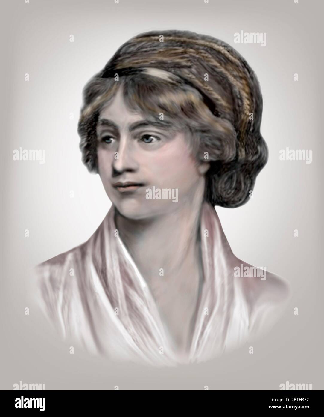 Mary Wollstonecraft 1759-1797 English Writer Philosopher Stock Photo ...