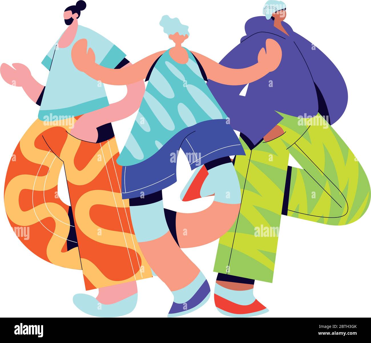 Urban men cartoons with casual cloth design, Boy male person people ...