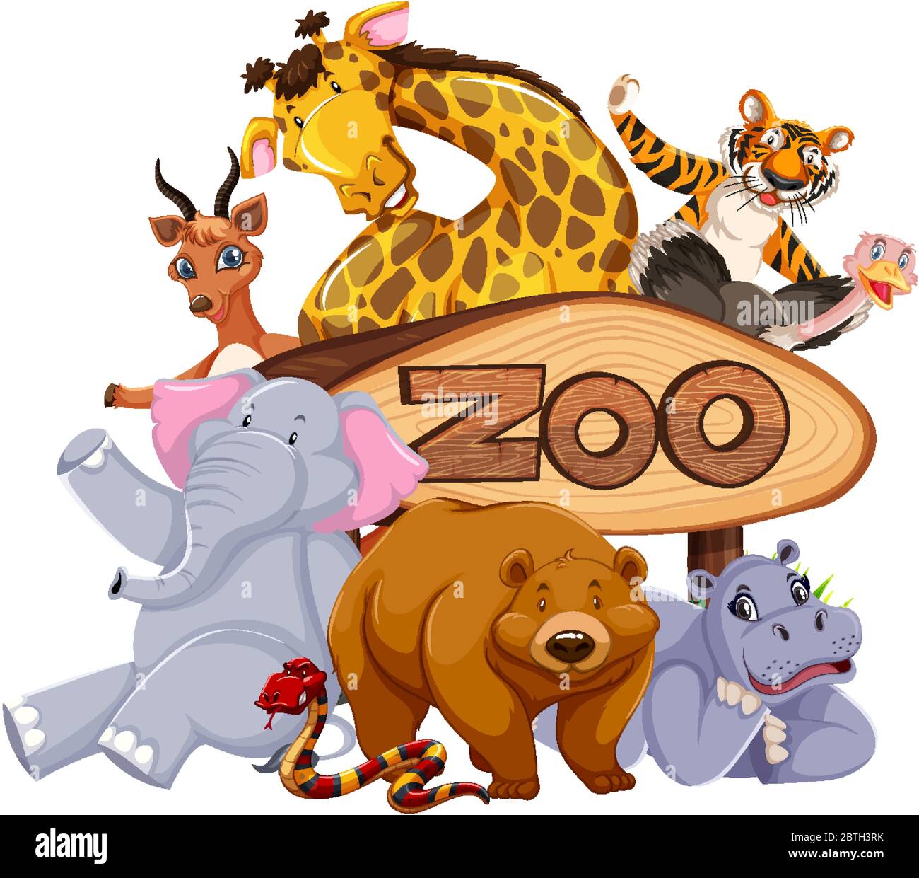 Zoo Animals Clip Art