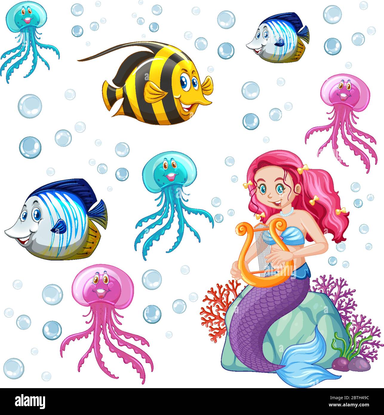 Sea Cartoon Characters