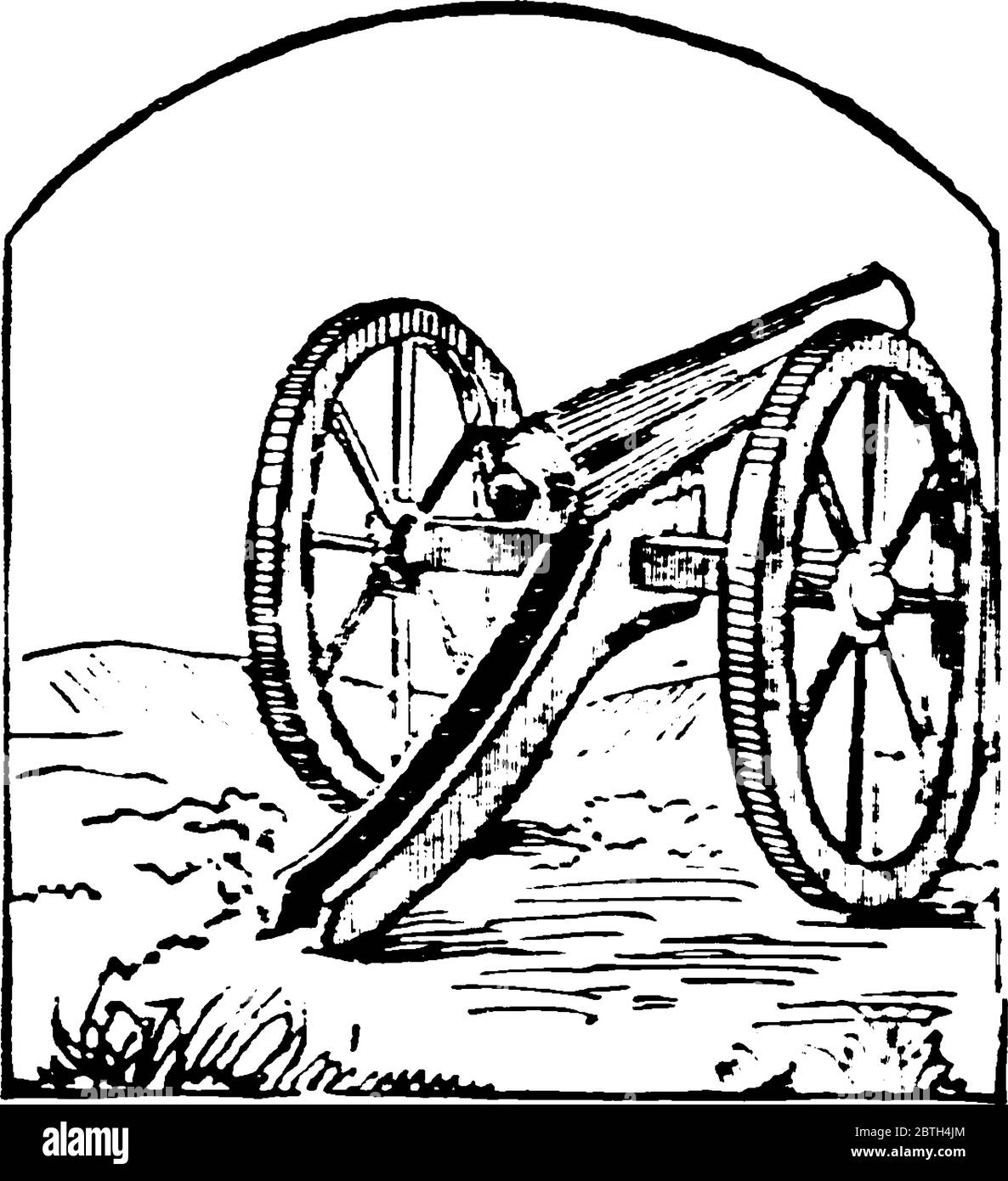 A cannon is a type of gun classified as artillery that launches a ...