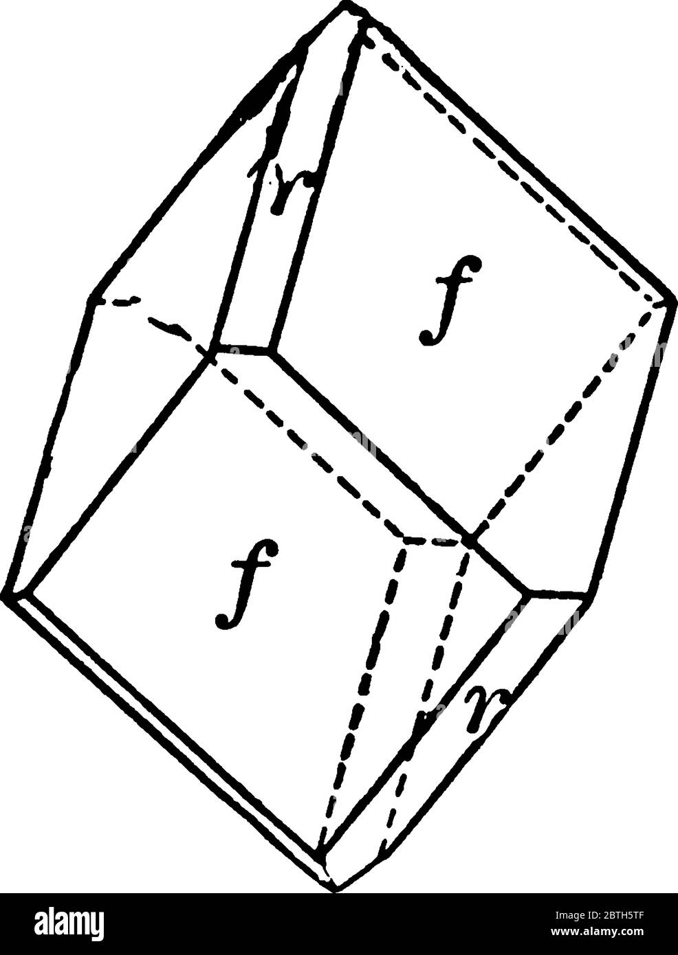 Calcite crystal Stock Vector Images - Alamy
