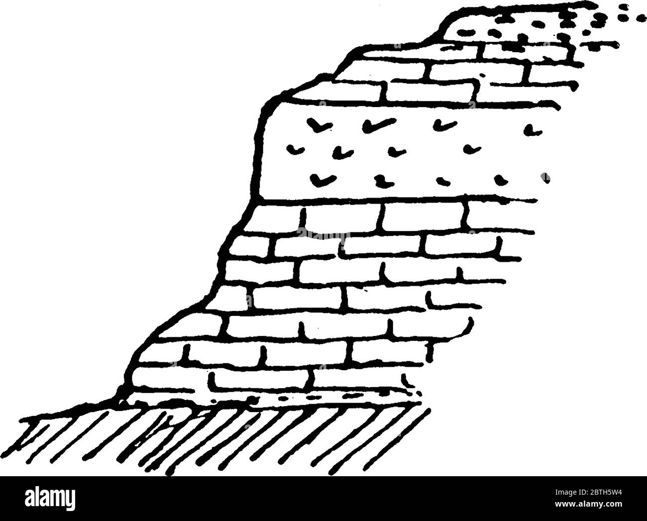 Lava rock drawing Black and White Stock Photos & Images - Alamy