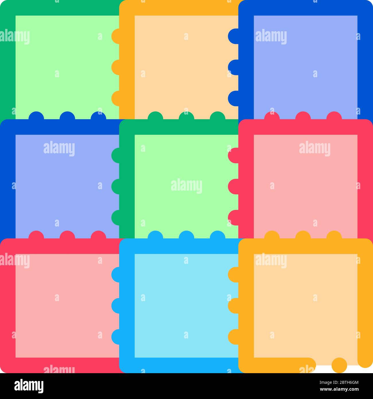 colorful twister game icon vector outline illustration Stock Vector ...