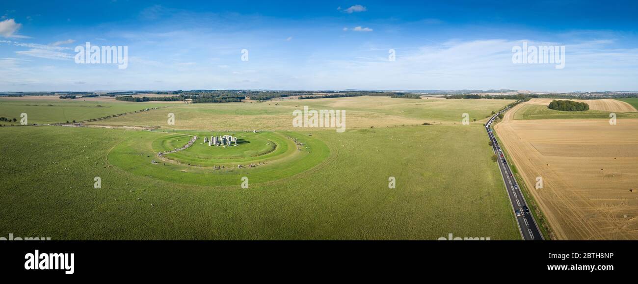 Stonehenge aerial view hi-res stock photography and images - Alamy