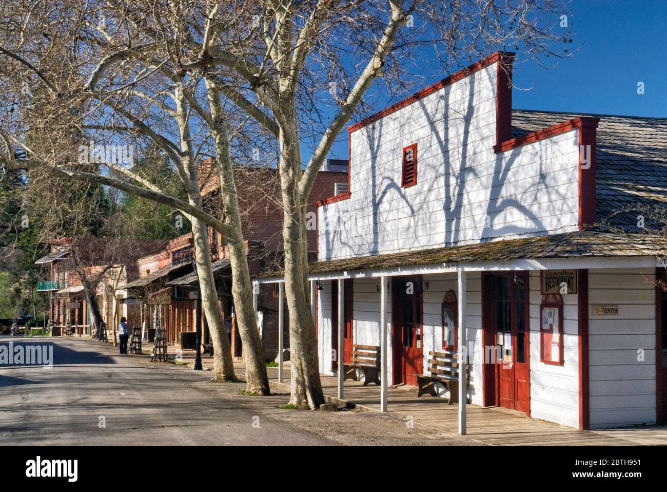 Main Street at Columbia State Historic Park, Gold Country, California ...