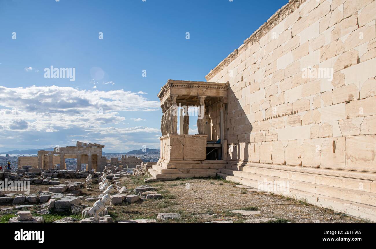 HISTORICAL ARCHITECTURE FROM ACROPOLIS, ATHENS Stock Photo - Alamy