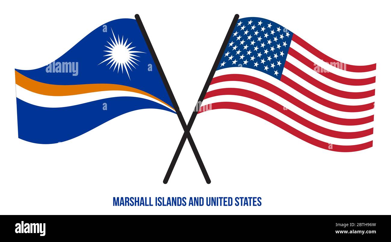 Usa and marshall islands flag hi-res stock photography and images - Alamy