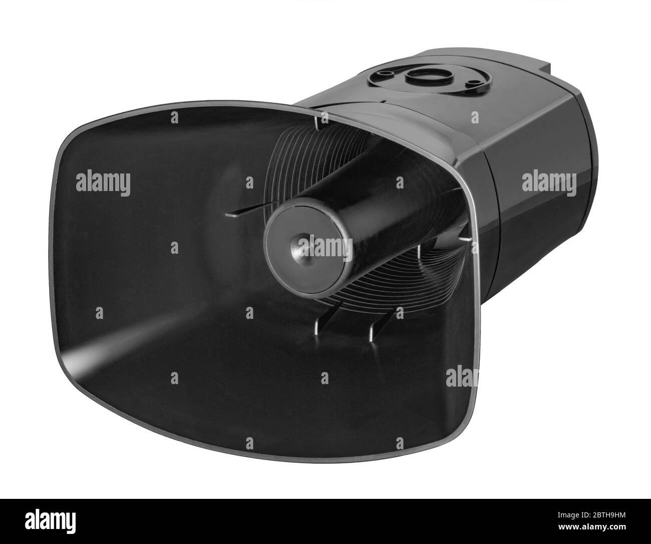 black siren isolated in white back Stock Photo - Alamy