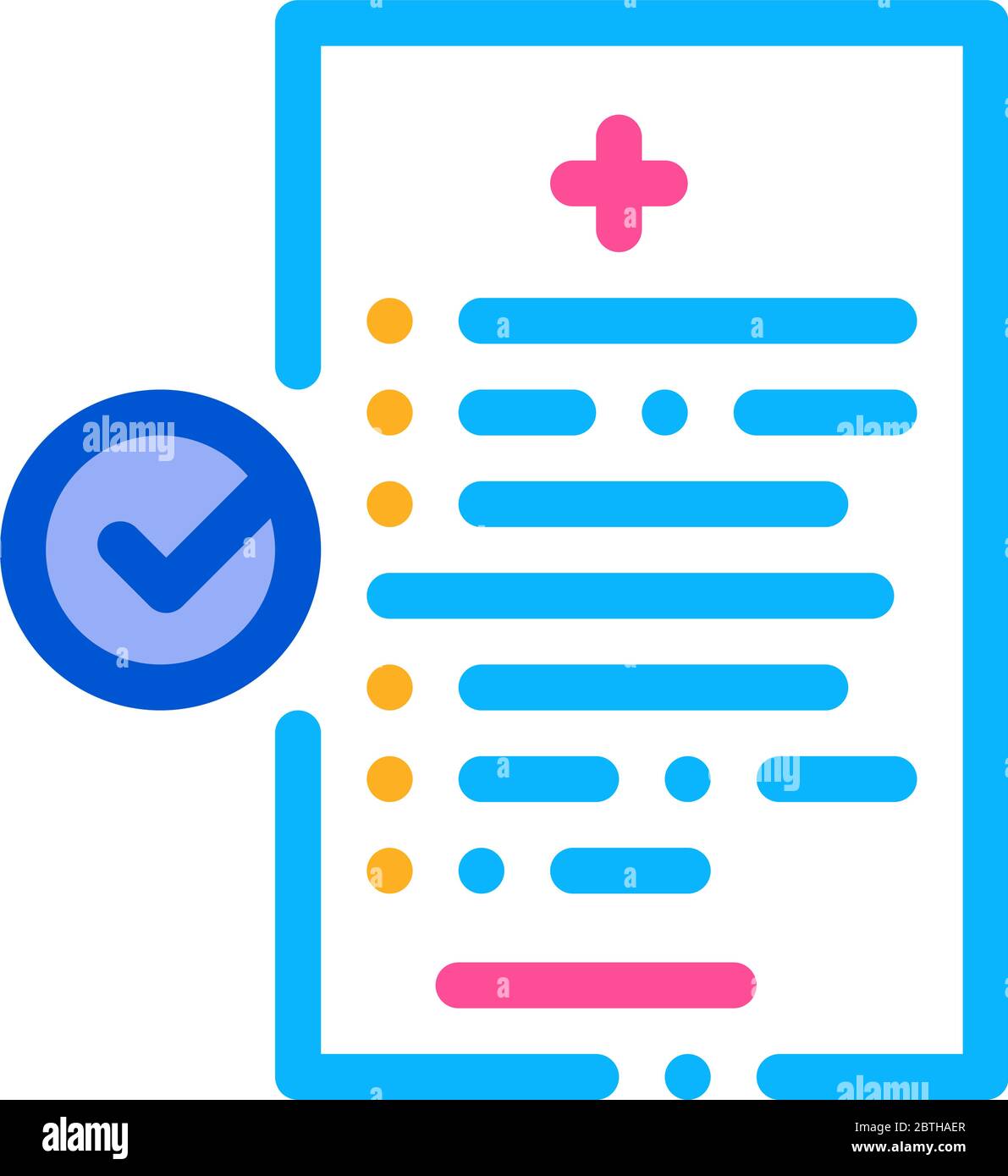 Physical examination report Stock Vector Images - Alamy