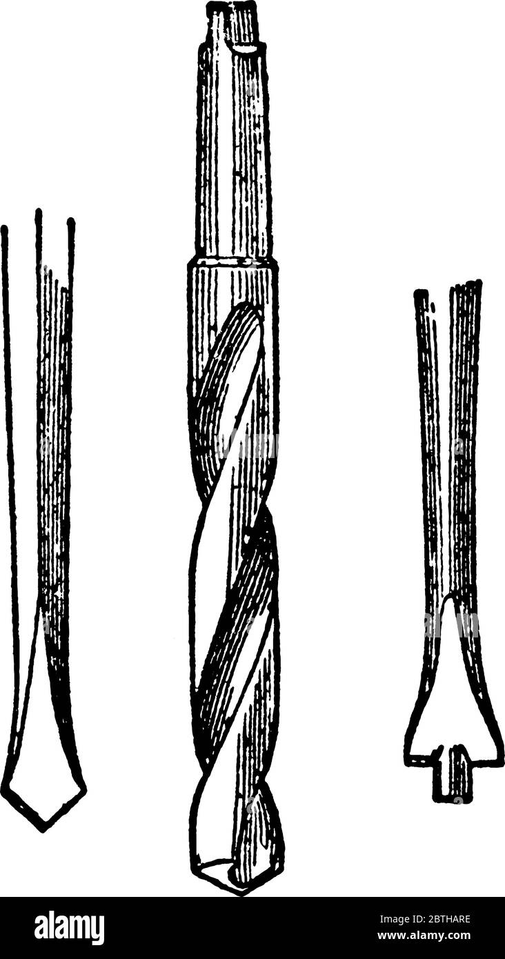 Drilling bits Stock Vector Images - Alamy