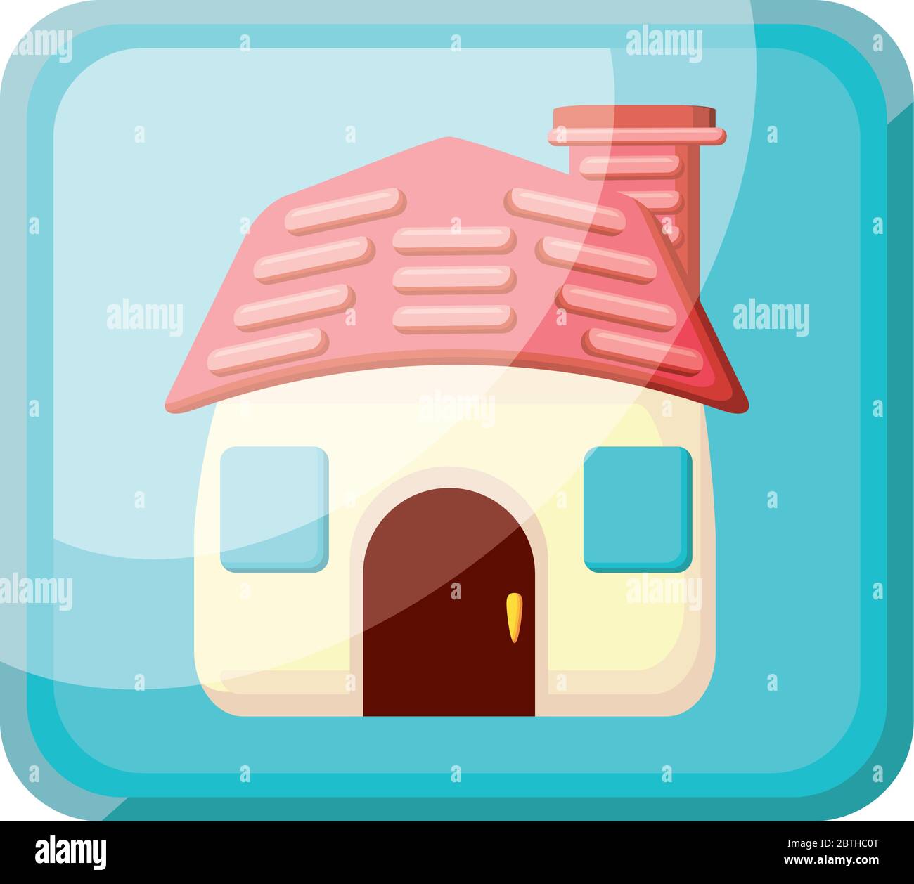 house app on white background vector illustration design Stock Vector ...