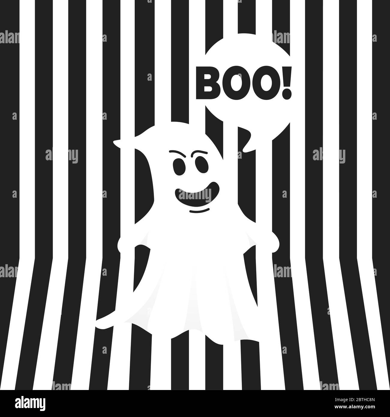 Boo ghost halloween message concept Stock Vector Image & Art - Alamy
